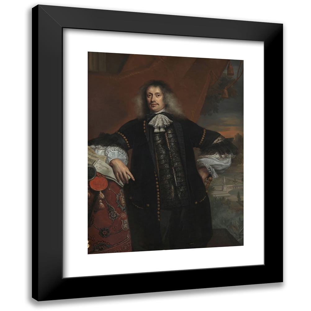 Jan De Baen 19x24 Black Modern Framed Museum Art Print Titled ...