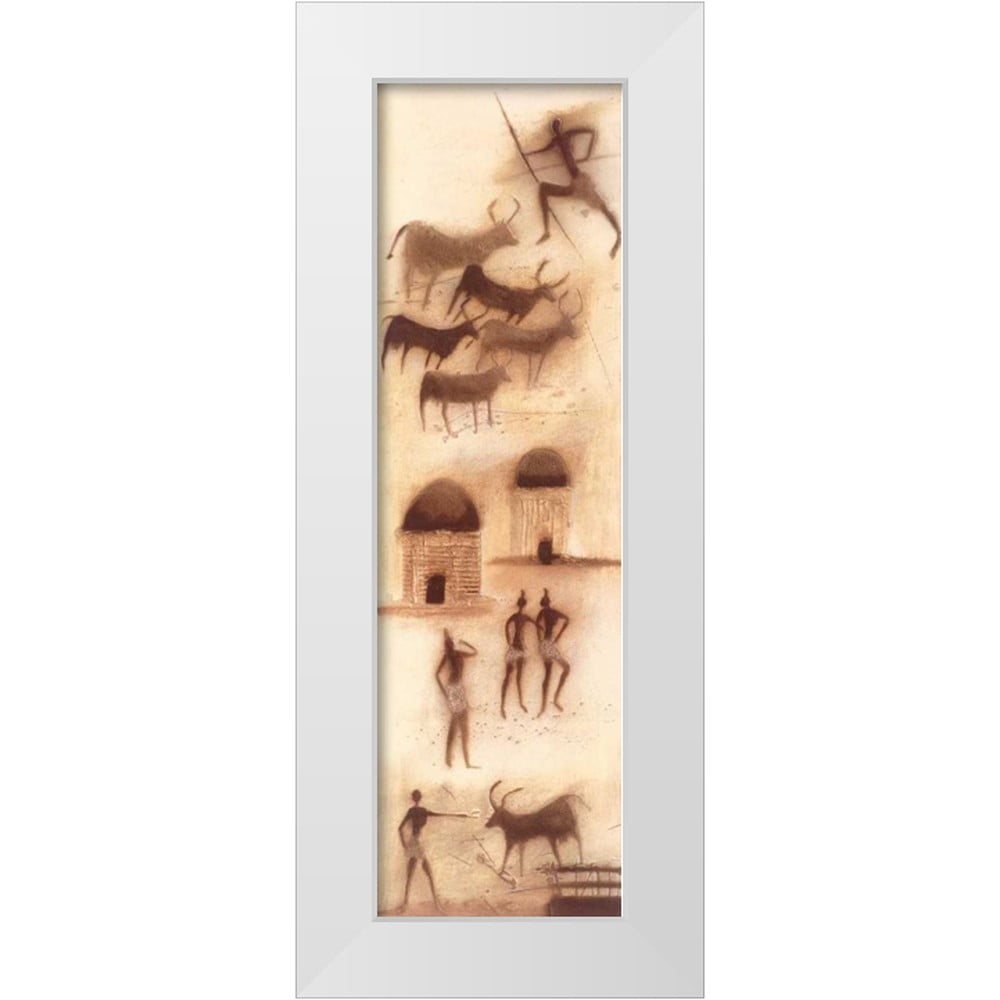 Jan, Eelse Noordhuis 10x24 White Modern Wood Framed Museum Art Print ...