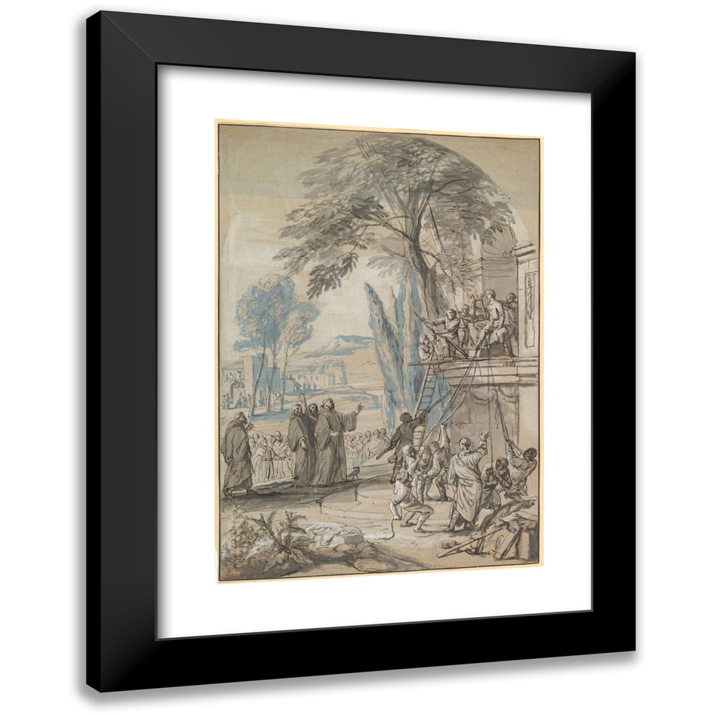 Jan Erasmus Quellinus 11x14 Black Modern Framed Museum Art Print Titled ...