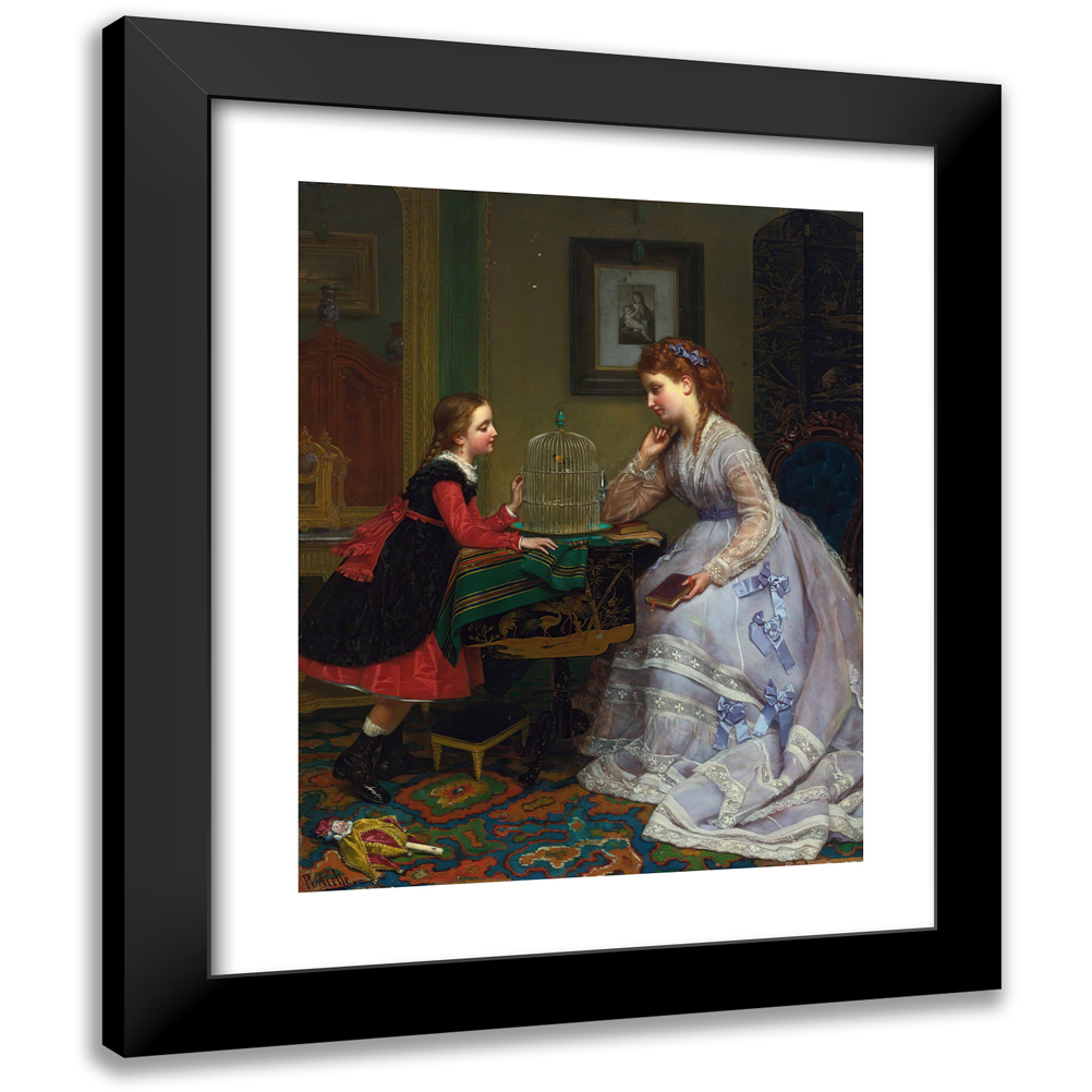 Jan Frederik Pieter Portielje 15x18 Black Modern Framed Museum Art ...