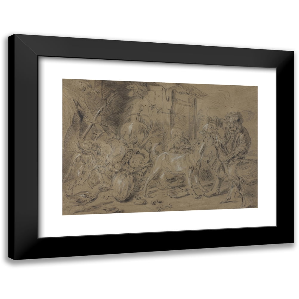 Jan Fyt 24x18 Black Modern Framed Museum Art Print Titled - Still Life ...