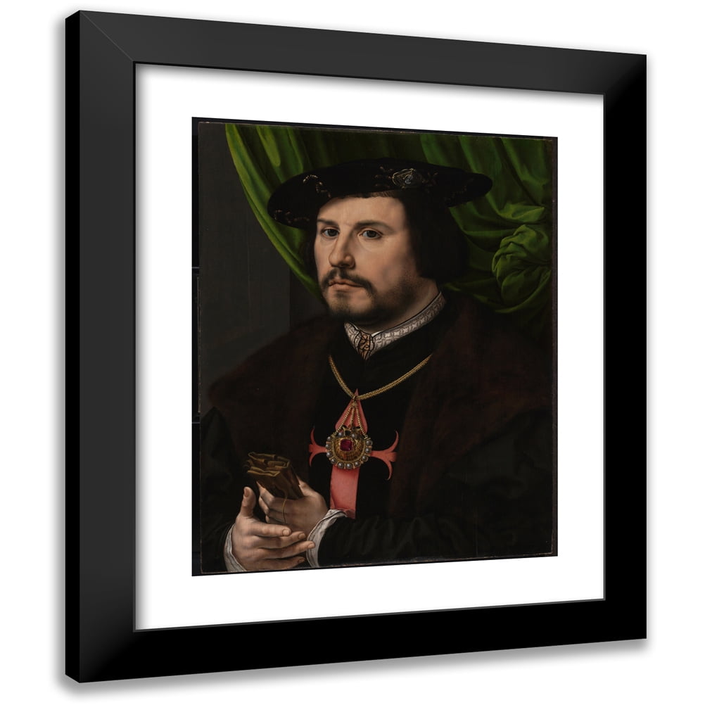 Jan Gossaert 20x24 Black Modern Framed Museum Art Print Titled ...