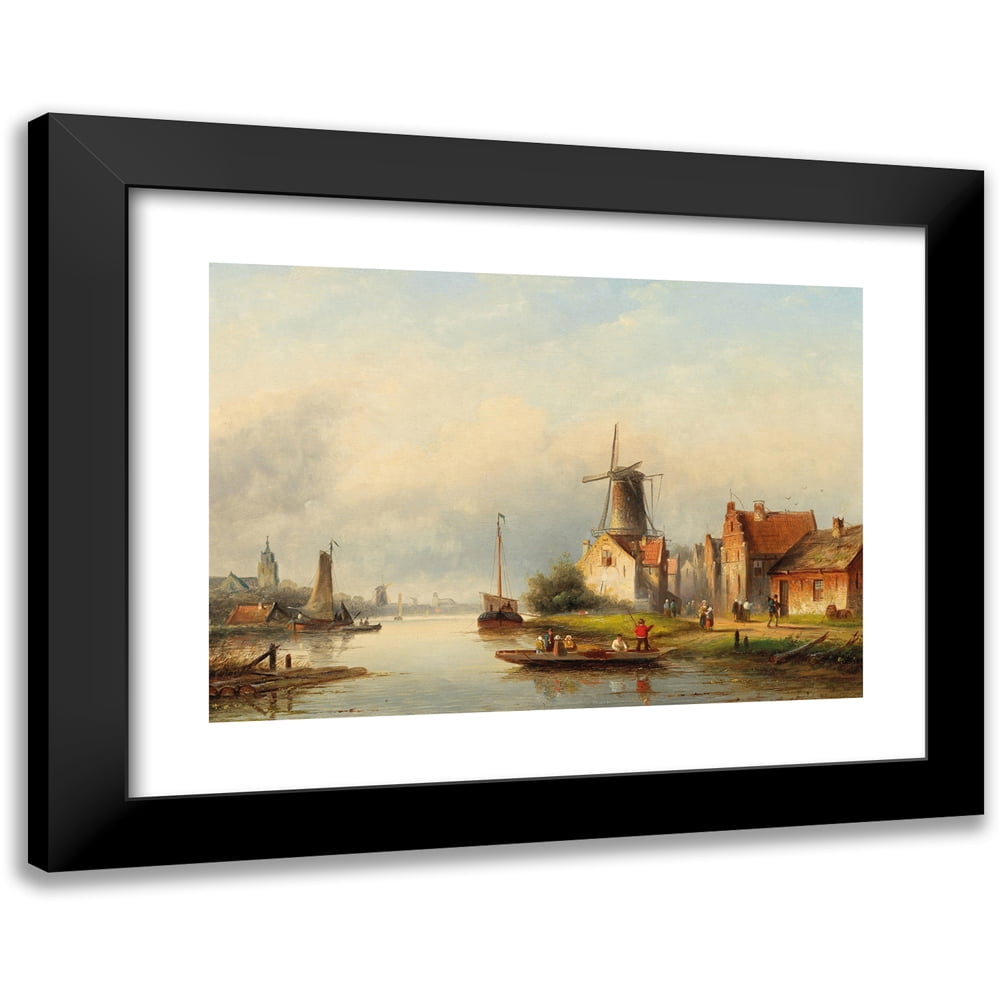 Jan Jacob Coenraad Spohler 24x18 Black Modern Framed Museum Art Print ...