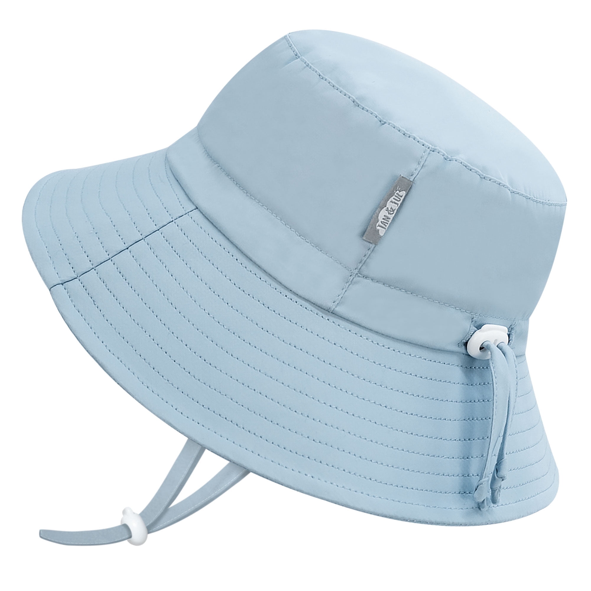 Jan & Jul 50+ UPF Baby Boy Sun-Hat, with Adjustable Strap, Cotton (M: 6 ...