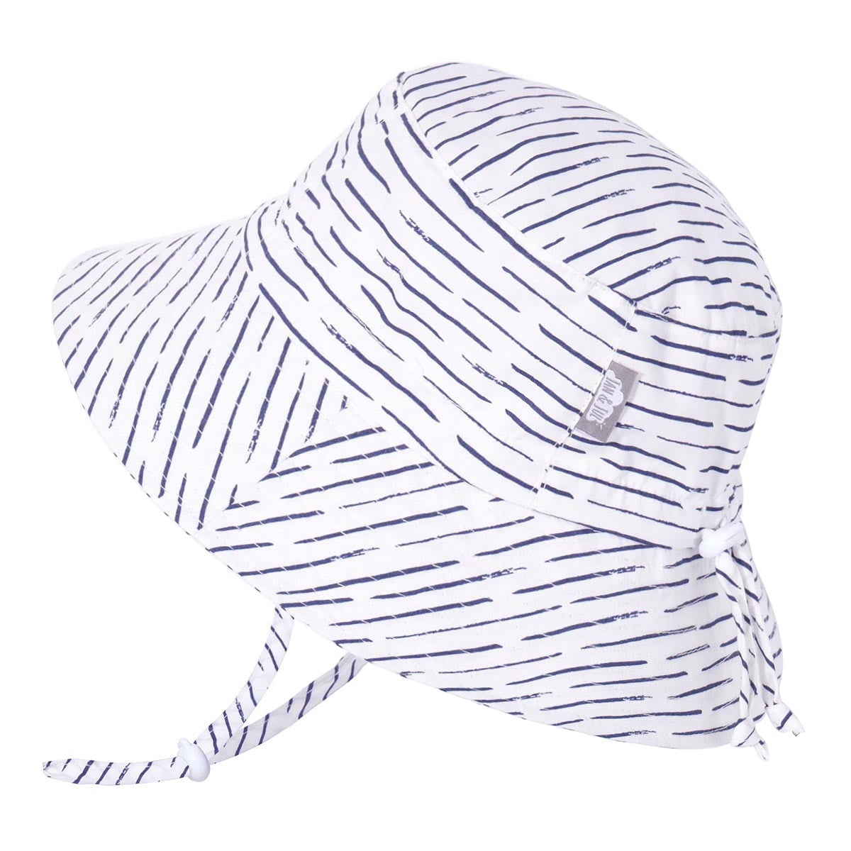 Jan & Jul Baby Sun-Hat Cotton UPF 50, Stay-on Adjustable Straps (S: 0-6 ...