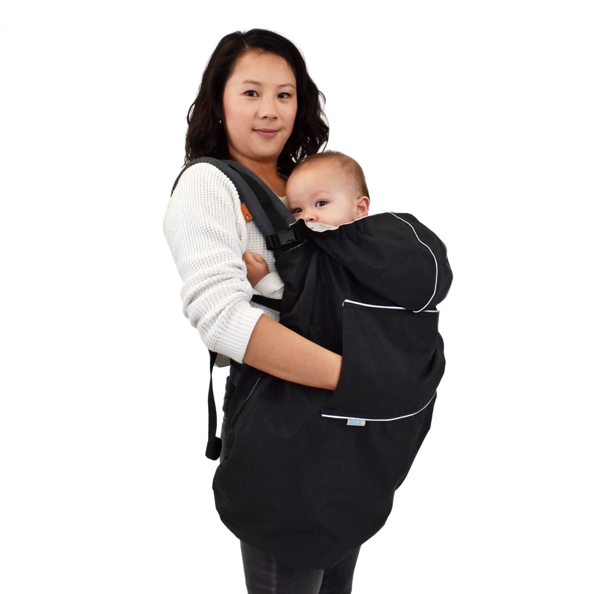 Jan & Jul Waterproof Baby Carrier with Hood and Pockets for Toddler ...