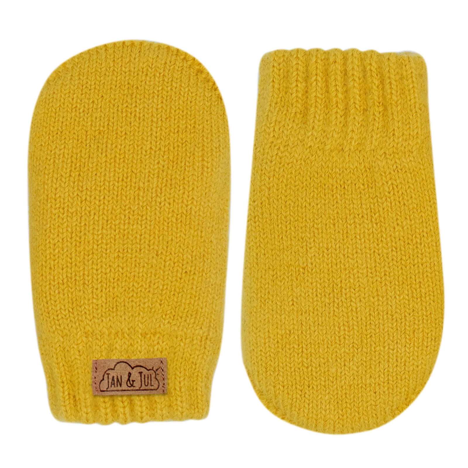 Jan & Jul baby toddler warm fleece lined thumbless knit mittens for ...