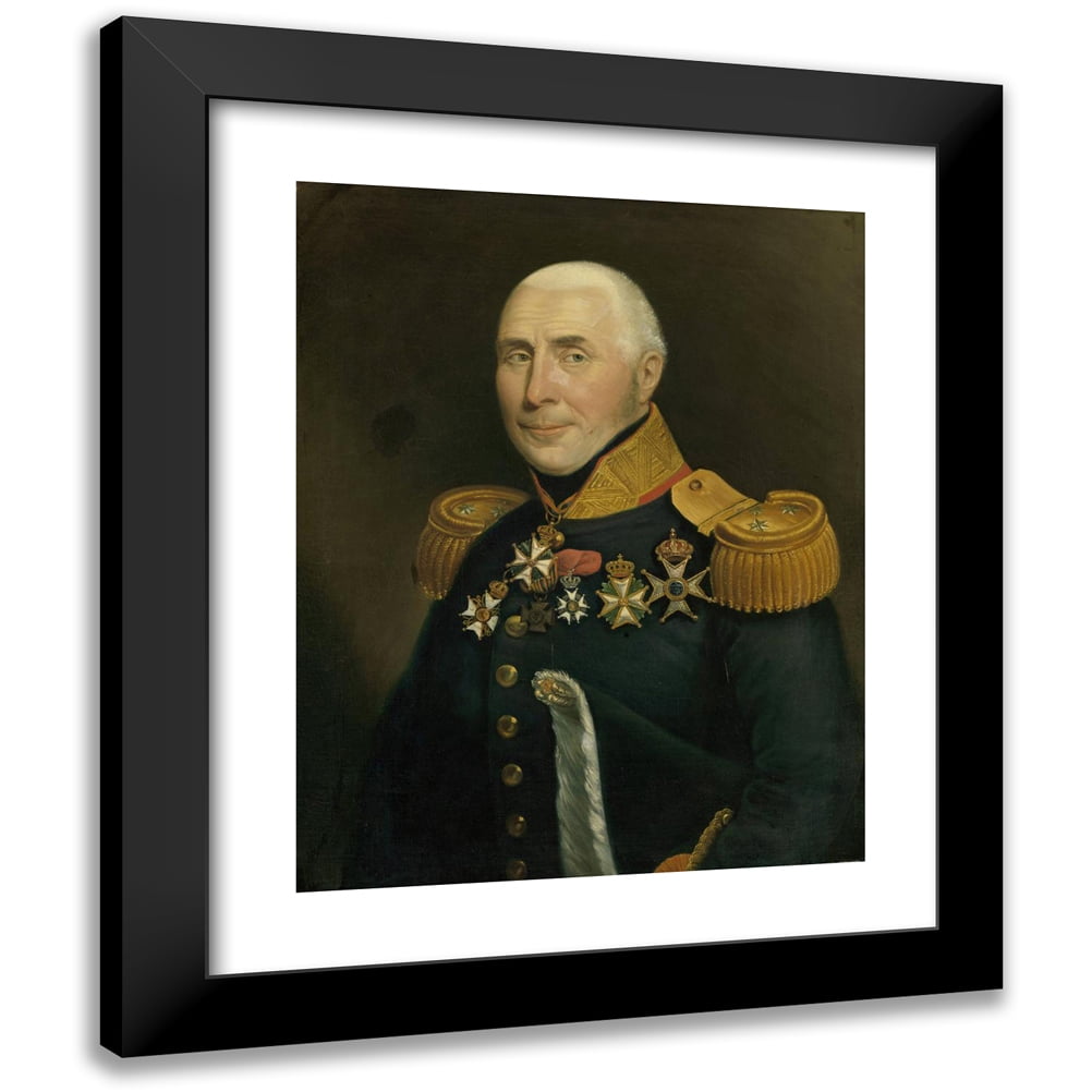 Jan Kieft 12x14 Black Modern Framed Museum Art Print Titled ...