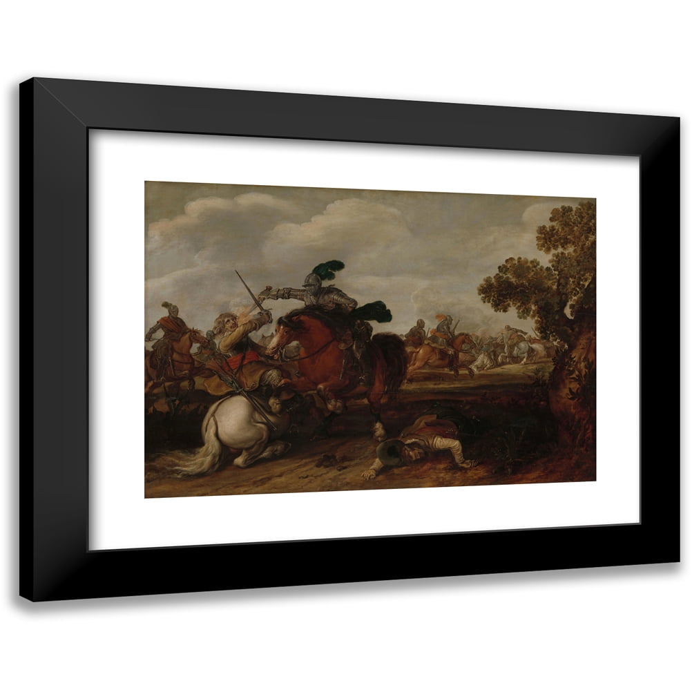 Jan Martszen de Jonge 18x14 Black Modern Framed Museum Art Print Titled ...