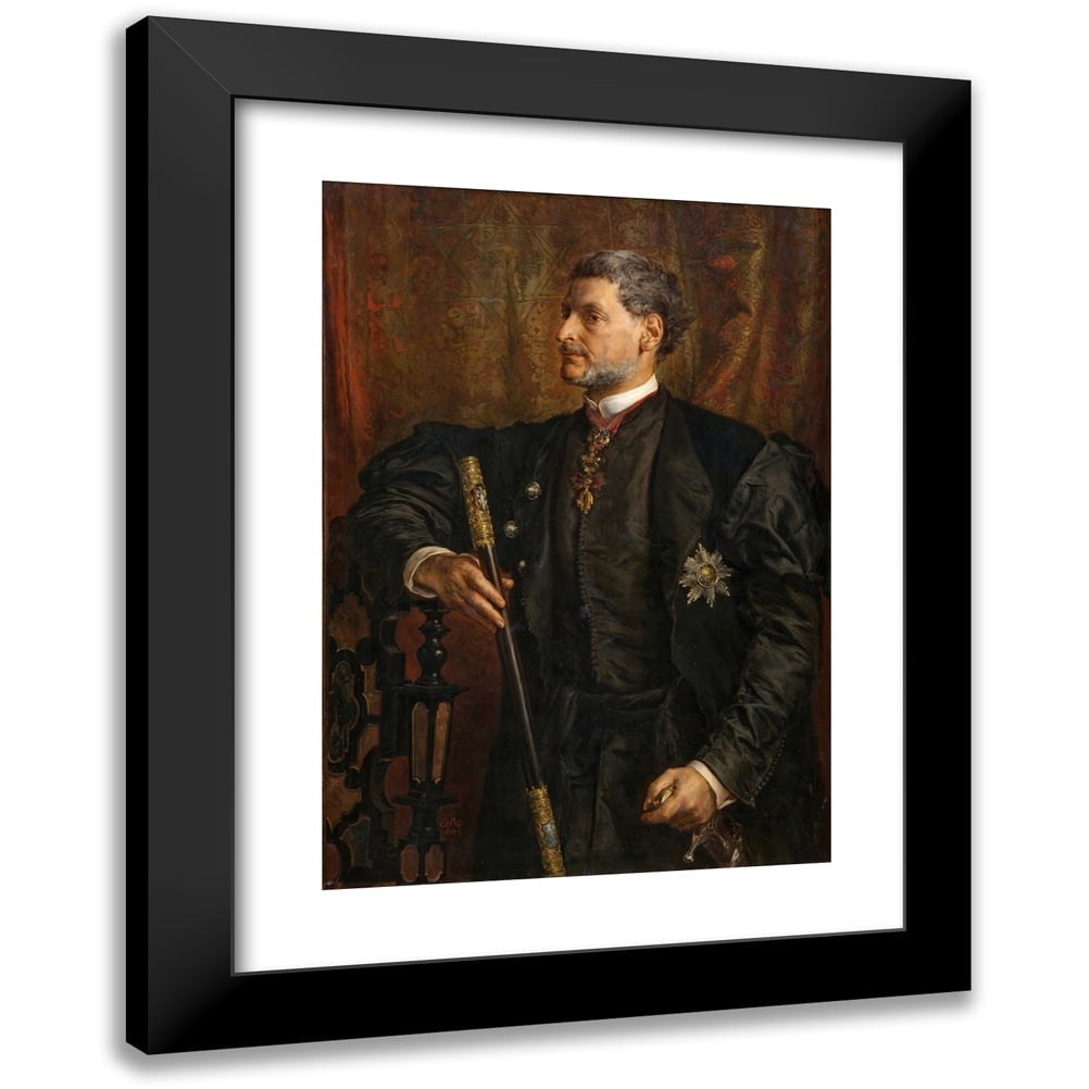 Jan Matejko 11x14 Black Modern Framed Museum Art Print Titled ...