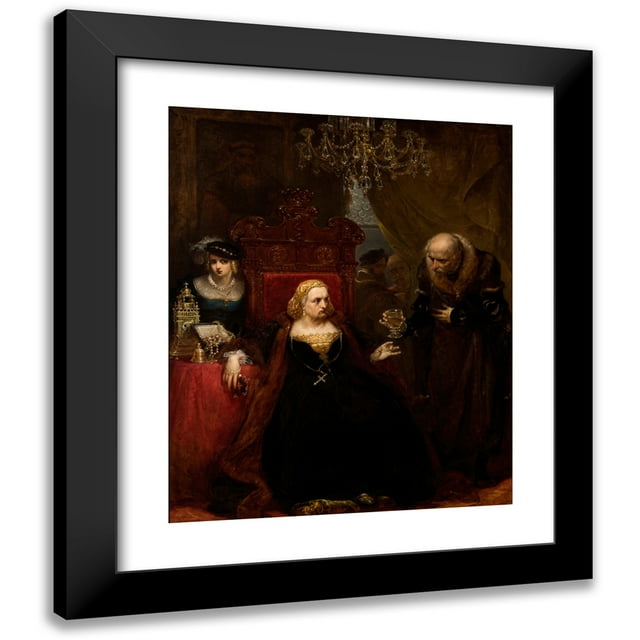 Jan Matejko 15x18 Black Modern Framed Museum Art Print Titled ...