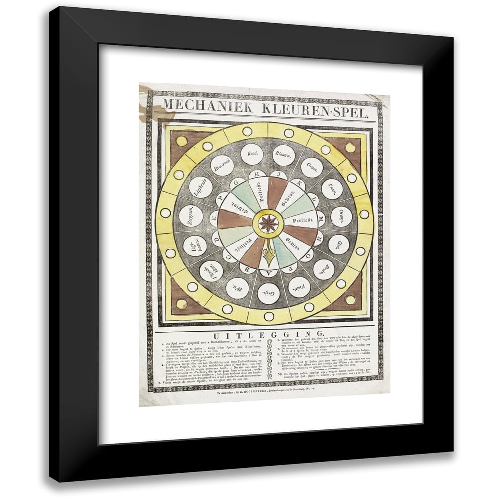 Jan Oortman Sr. 15x18 Black Modern Framed Museum Art Print Titled ...