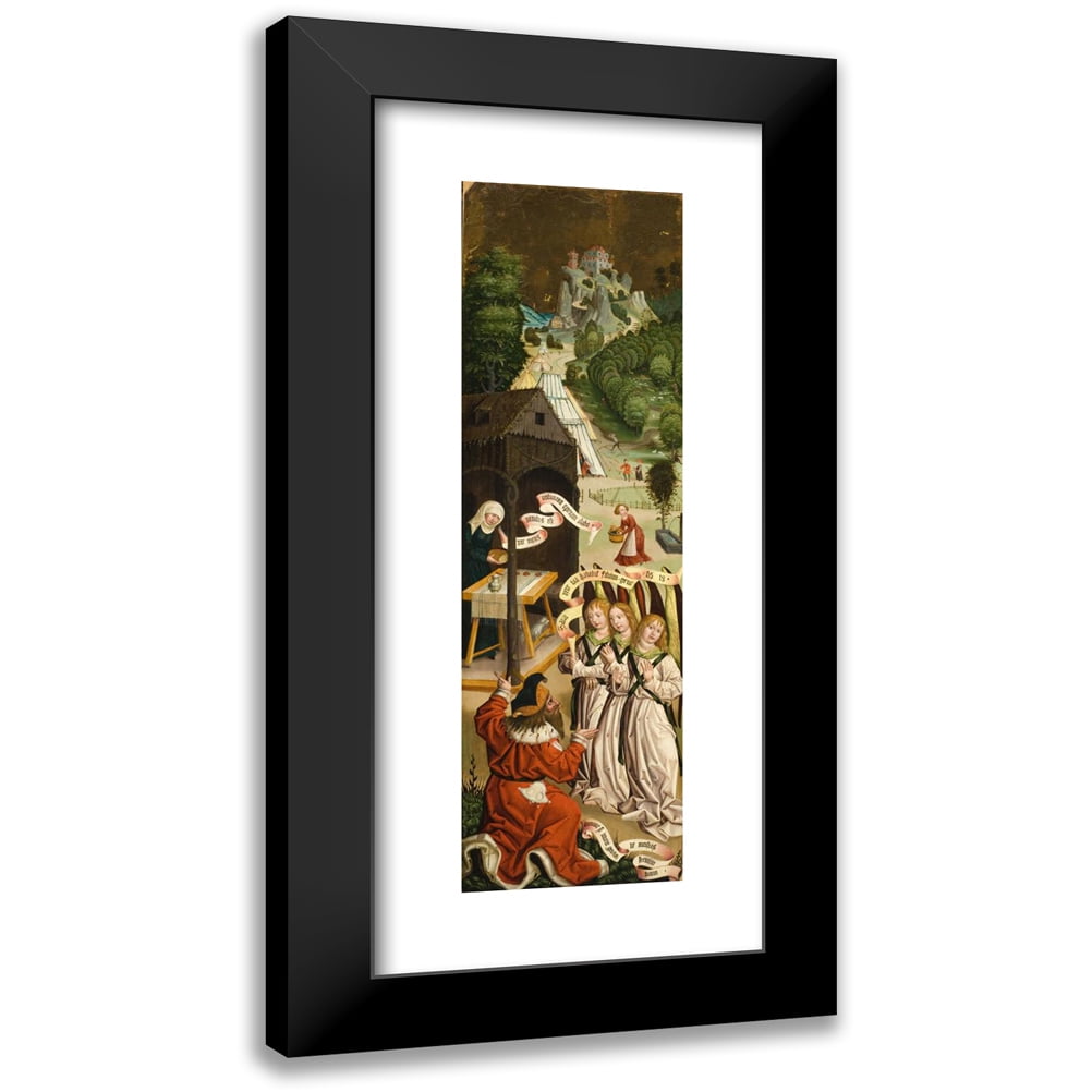Jan Polack 10x24 Black Modern Framed Museum Art Print Titled - Four ...