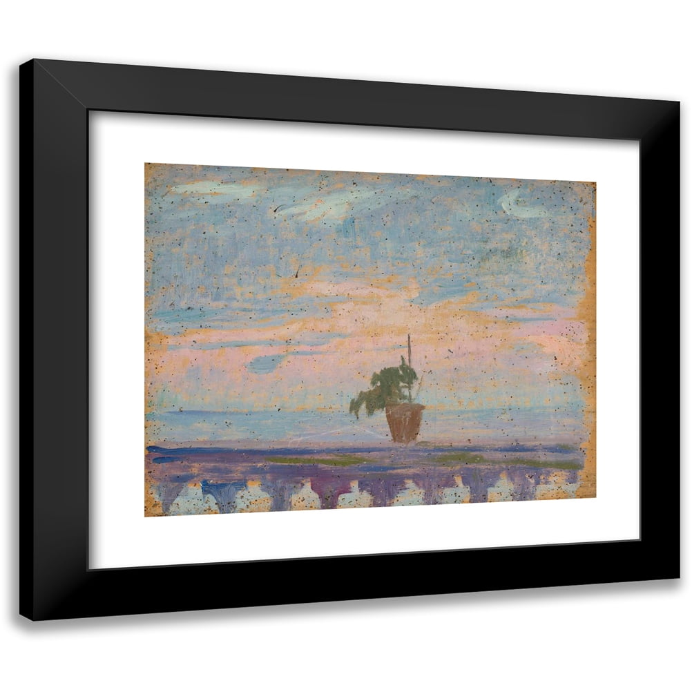 Jan Rembowski 14x12 Black Modern Framed Museum Art Print Titled ...