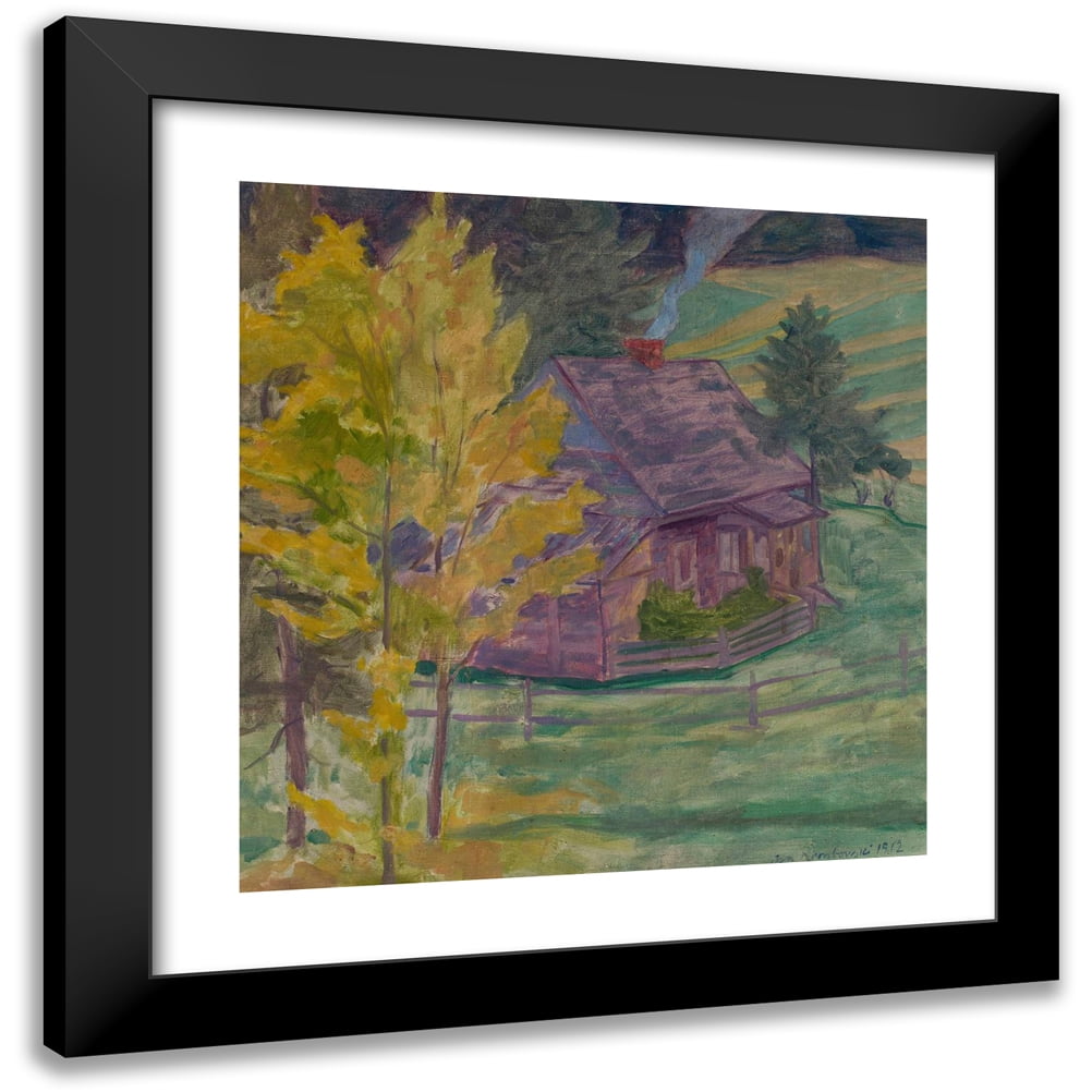 Jan Rembowski 15x15 Black Modern Framed Museum Art Print Titled ...