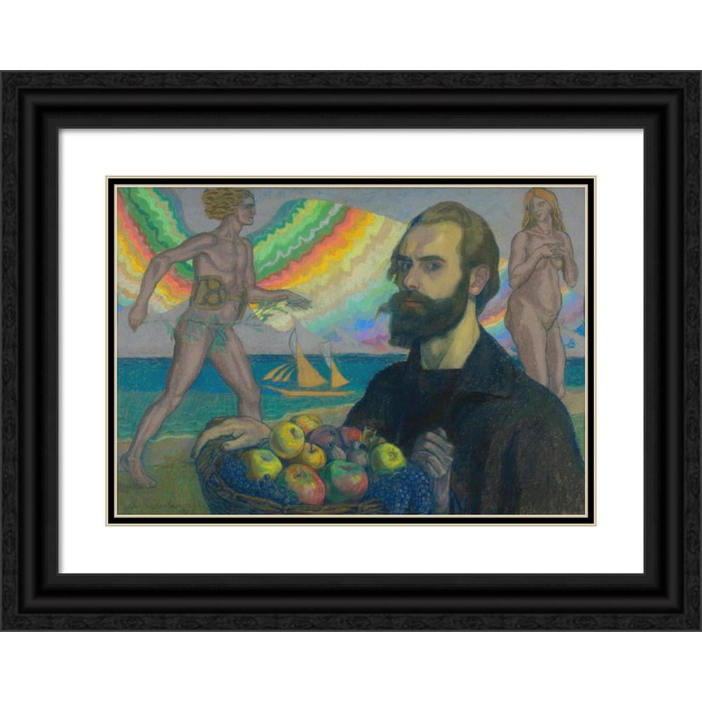 Jan Rembowski 24x18 Black Ornate Framed Double Matted Museum Art Print ...