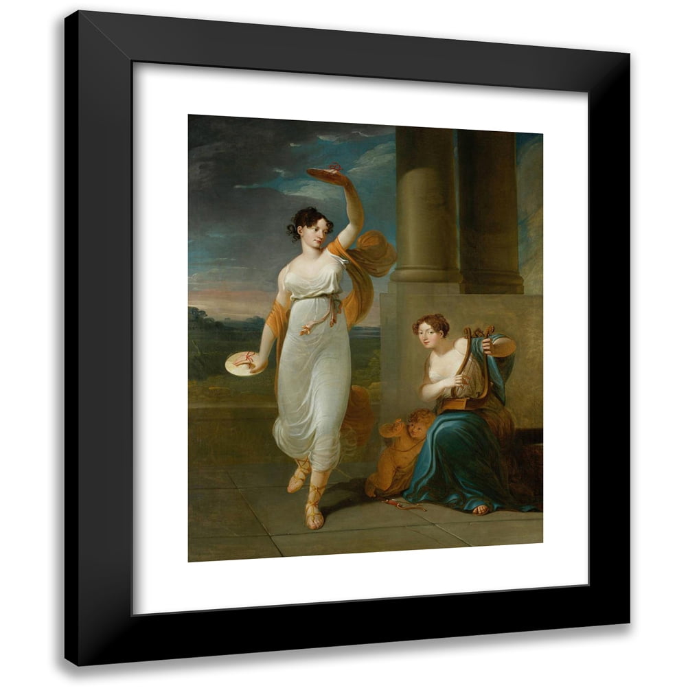 Jan Rustem 15x18 Black Modern Framed Museum Art Print Titled - Portrait ...