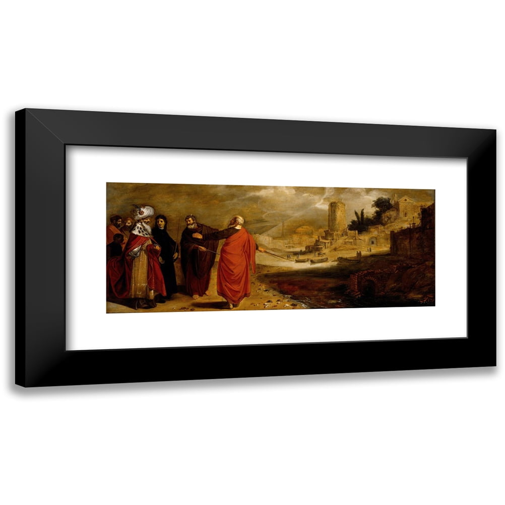 Jan Simonsz. Pynas 18x10 Black Modern Framed Museum Art Print Titled ...