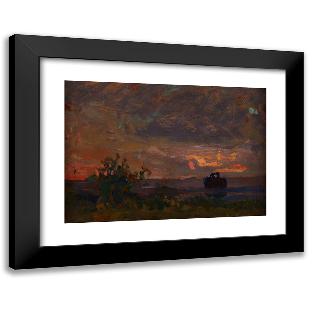 Jan Stanislawski 18x14 Black Modern Framed Museum Art Print Titled ...