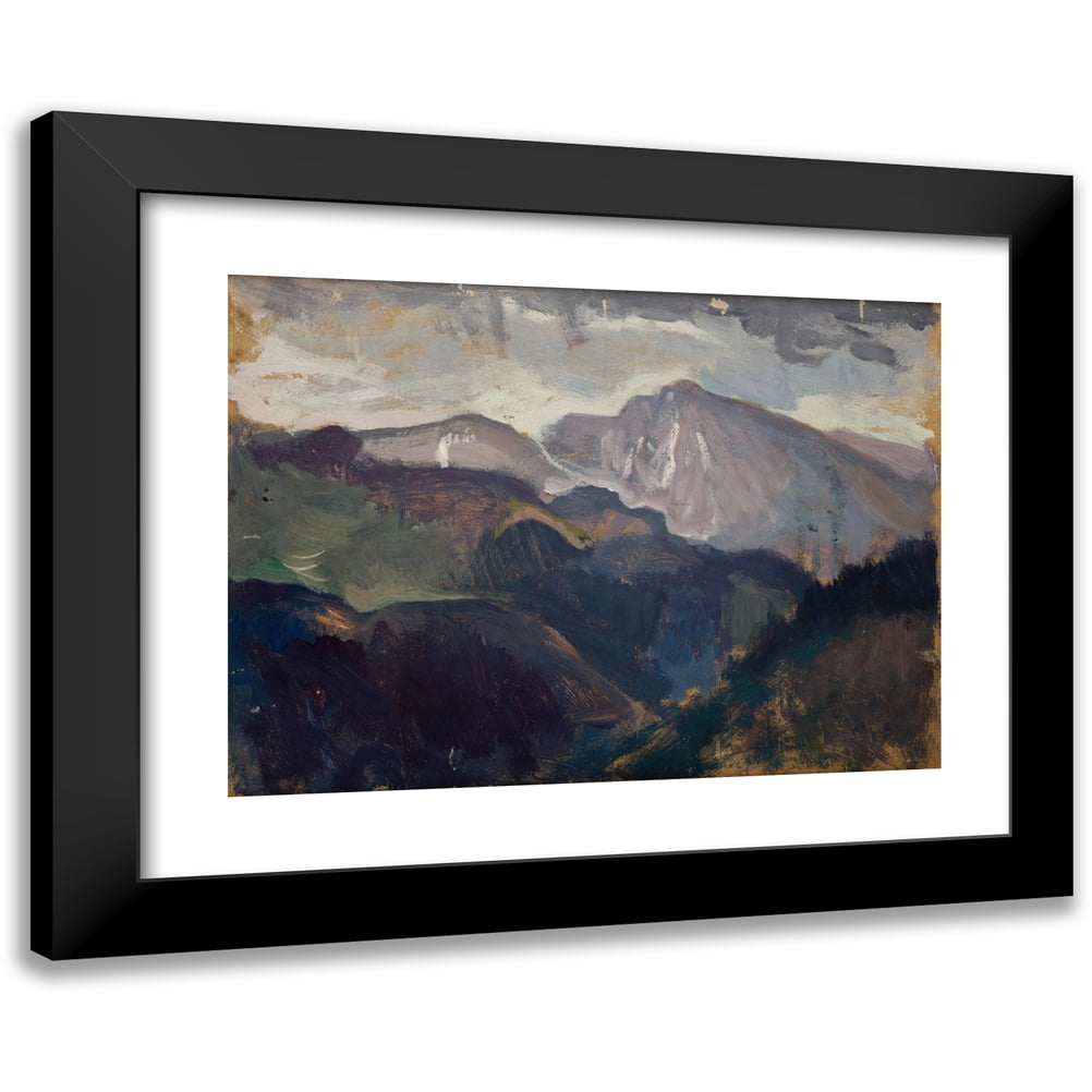 Jan Stanislawski 18x14 Black Modern Framed Museum Art Print Titled ...