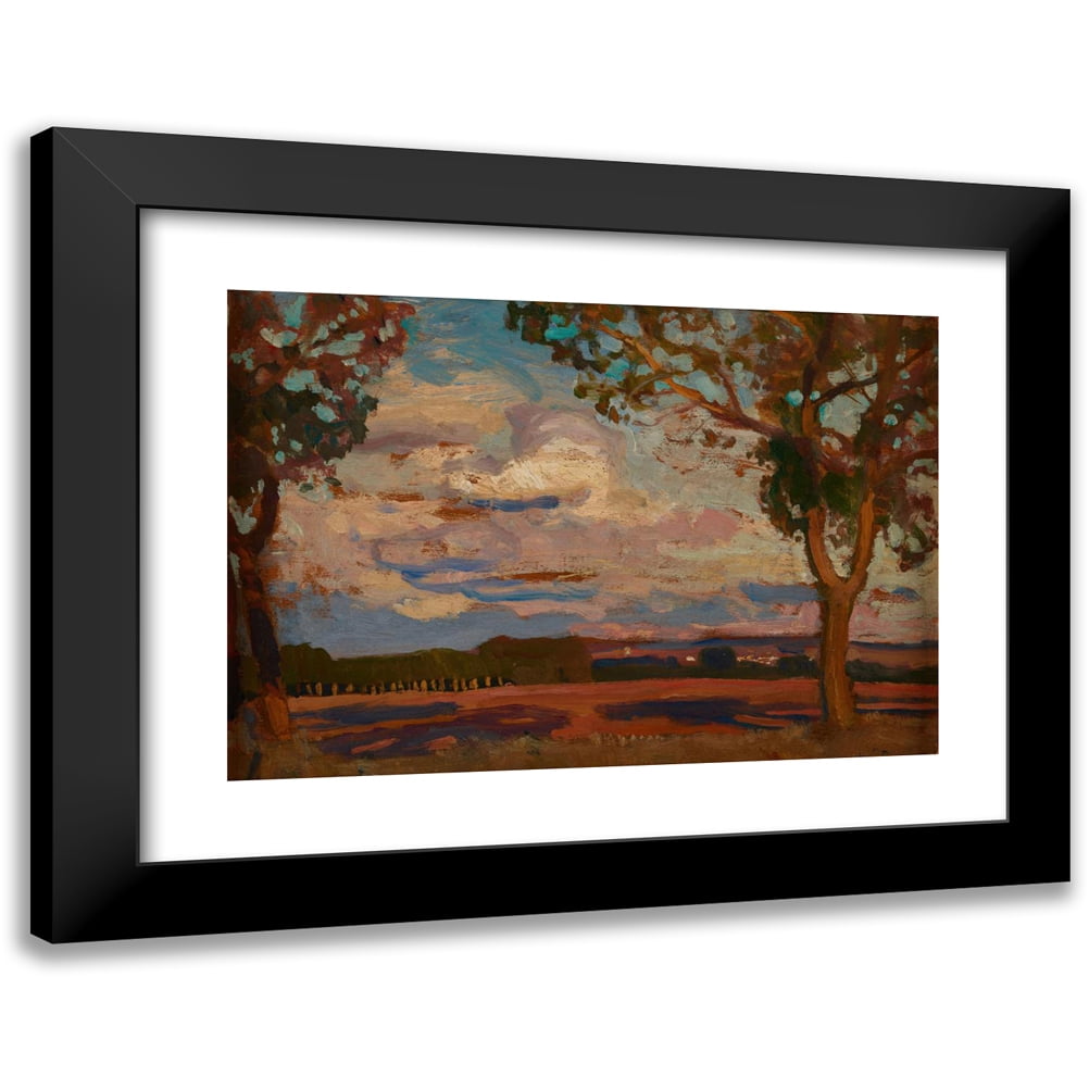 Jan Stanislawski 18x14 Black Modern Framed Museum Art Print Titled ...