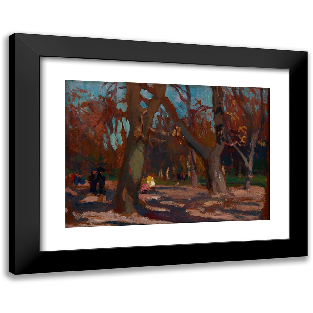 Jan Stanislawski 18x14 Black Modern Framed Museum Art Print Titled ...