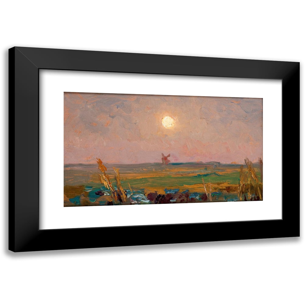 Jan Stanislawski 24x15 Black Modern Framed Museum Art Print Titled ...