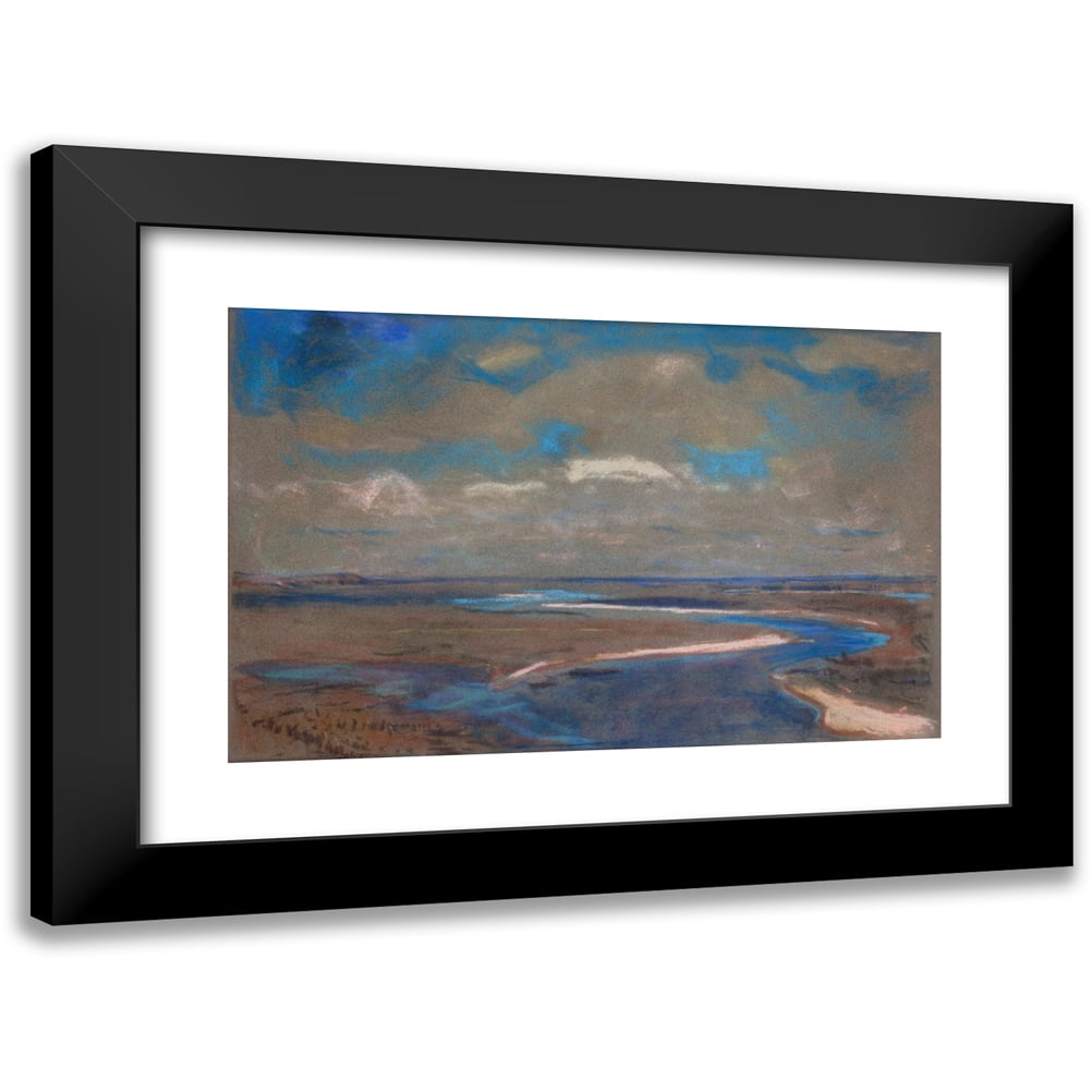 Jan Stanislawski 24x17 Black Modern Framed Museum Art Print Titled ...