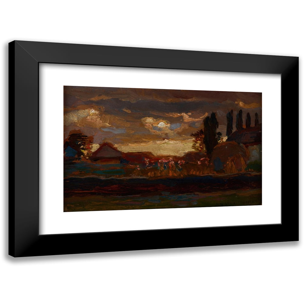 Jan Stanislawski 24x17 Black Modern Framed Museum Art Print Titled ...