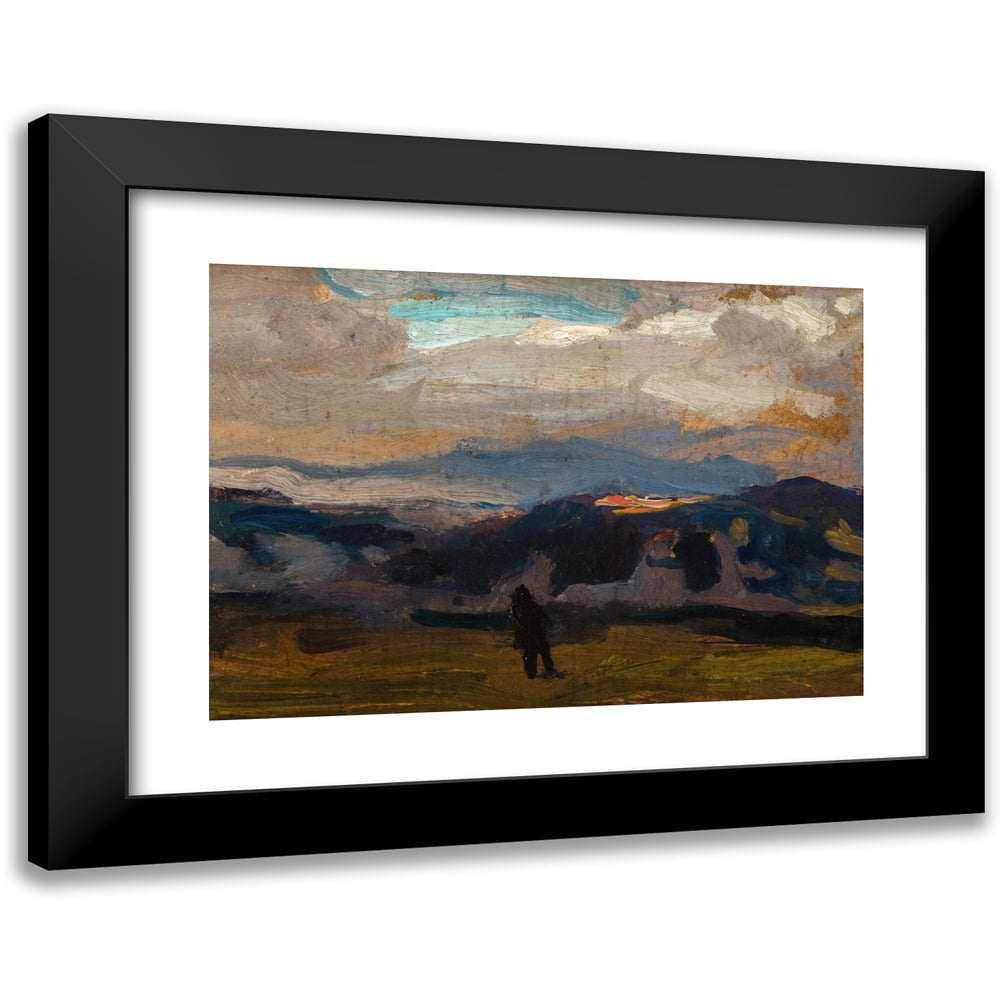 Jan Stanislawski 24x18 Black Modern Framed Museum Art Print Titled ...