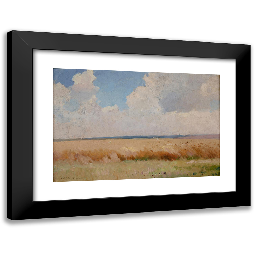 Jan Stanislawski 24x18 Black Modern Framed Museum Art Print Titled ...