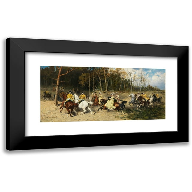 Jan Van Chelminski 18x10 Black Modern Framed Museum Art Print Titled ...