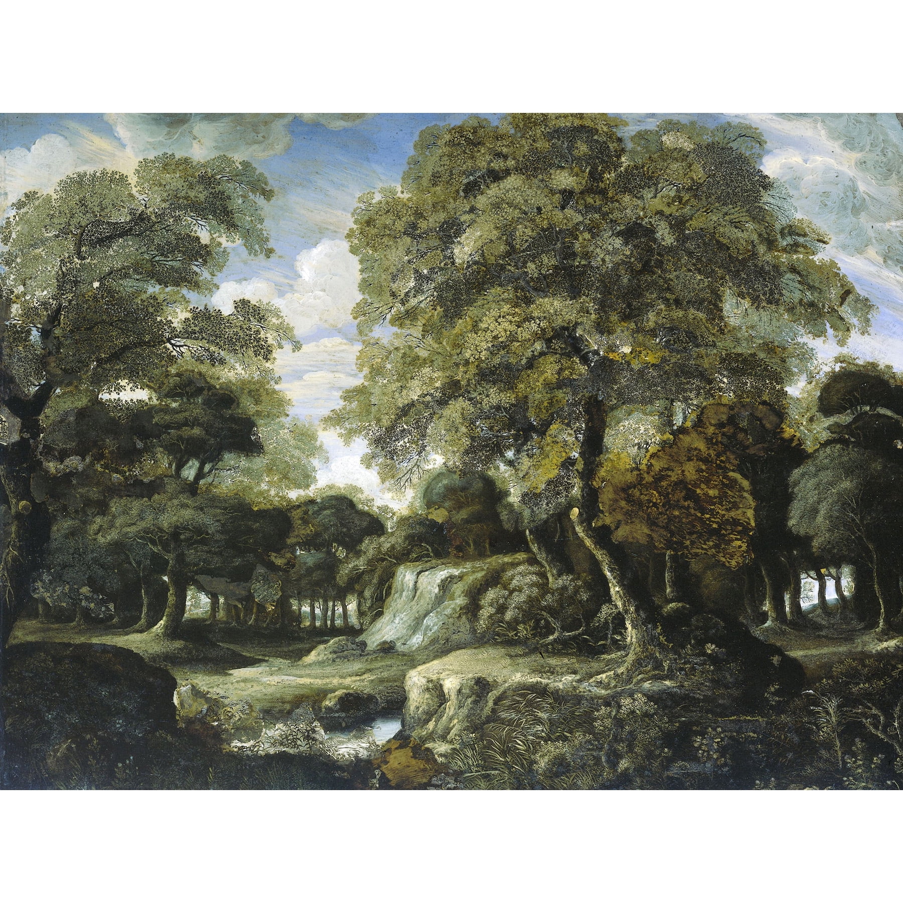 Jan Van Der Heyden View In The Woods Painting Extra Large XL Wall Art ...