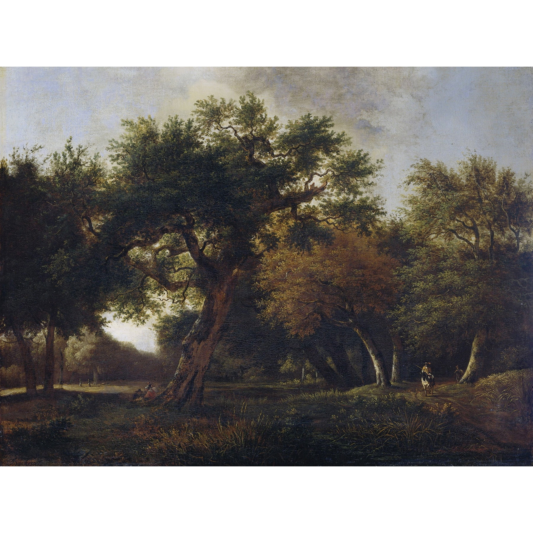 Jan Van Kessel View In The Woods Painting Extra Large XL Wall Art ...