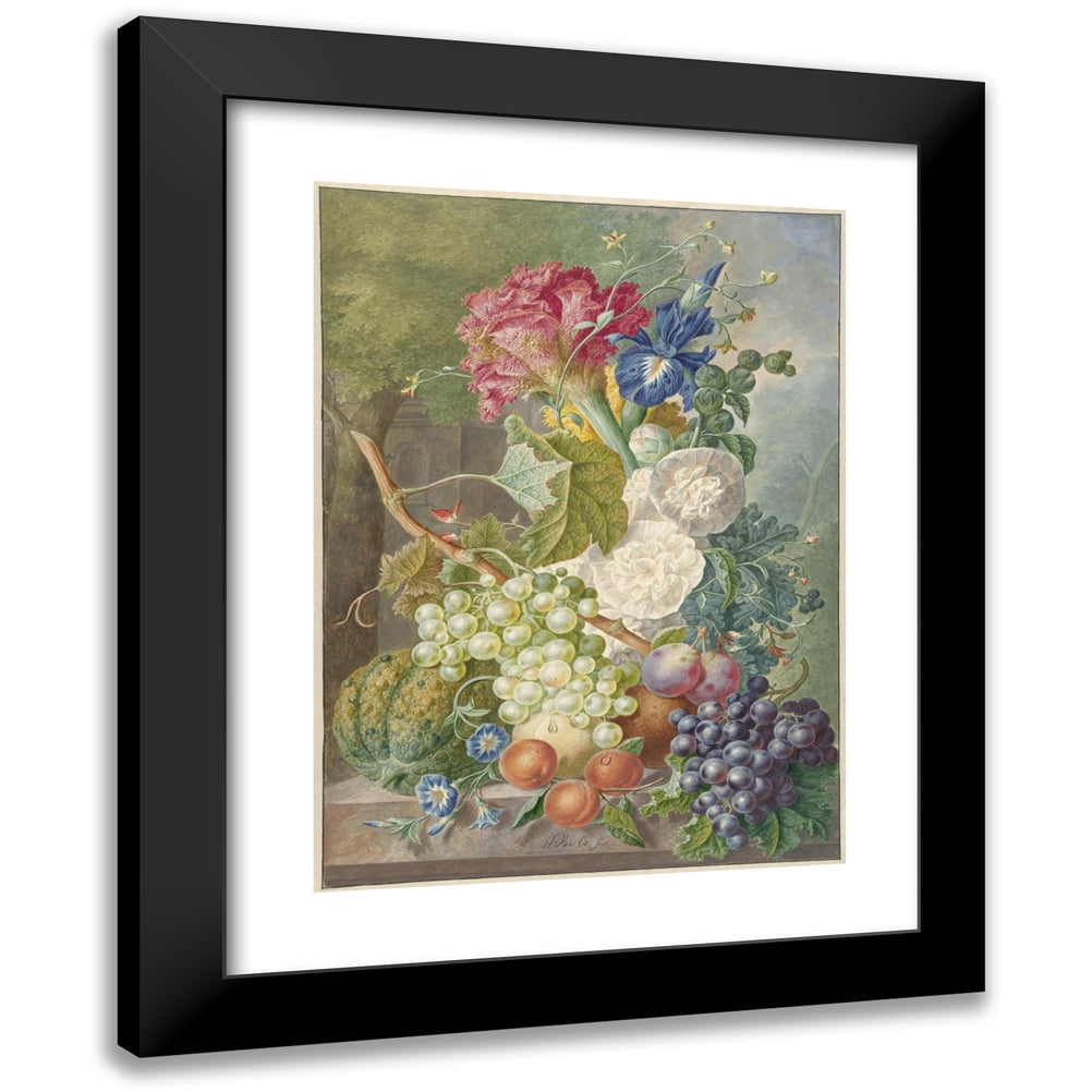 Jan Van Os 14x18 Black Modern Framed Museum Art Print Titled - Still ...