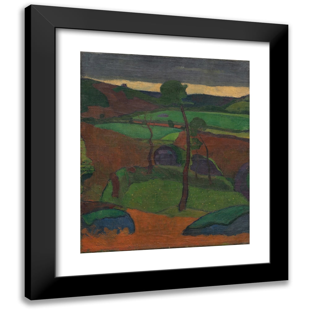 Jan Verkade 12x14 Black Modern Framed Museum Art Print Titled - Breton ...