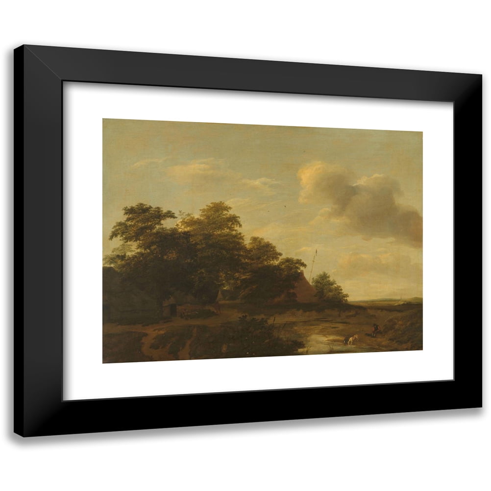 Jan Vermeer van Haarlem 18x15 Black Modern Framed Museum Art Print ...
