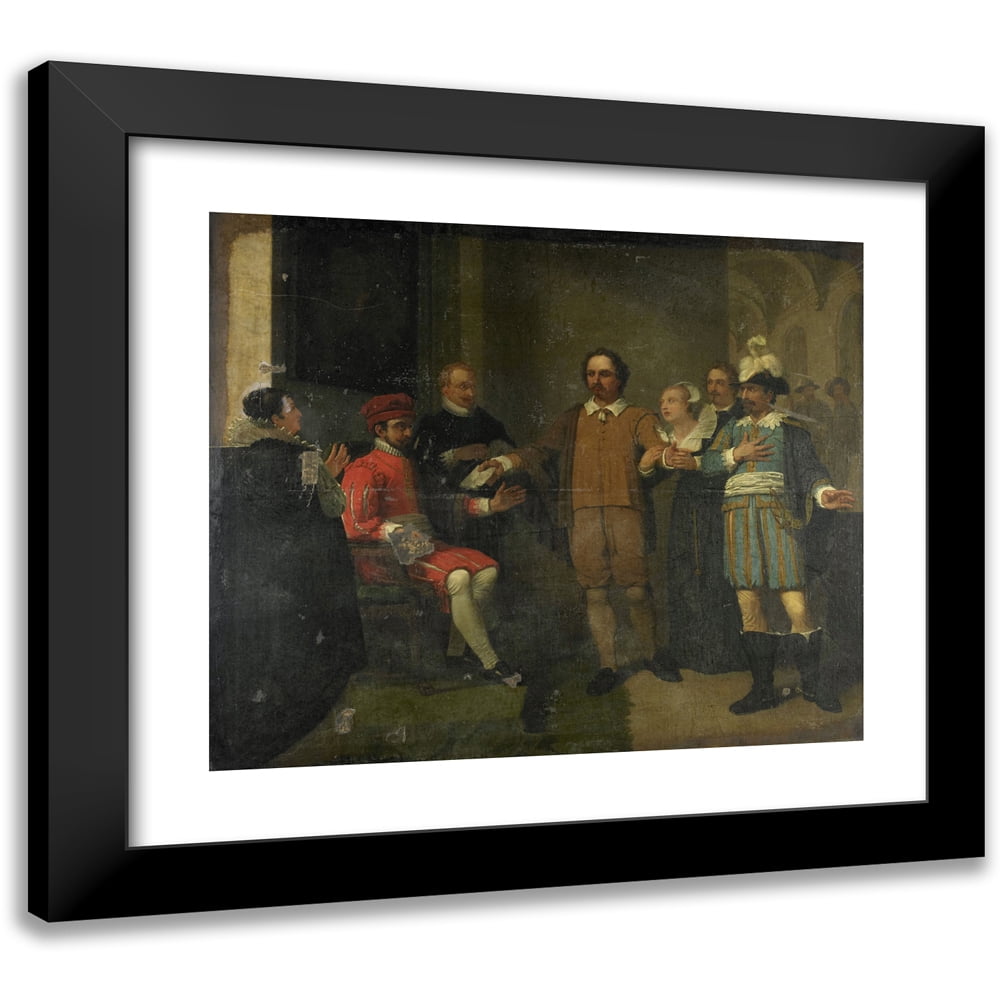 Jan Willem Pieneman 14x12 Black Modern Framed Museum Art Print Titled ...