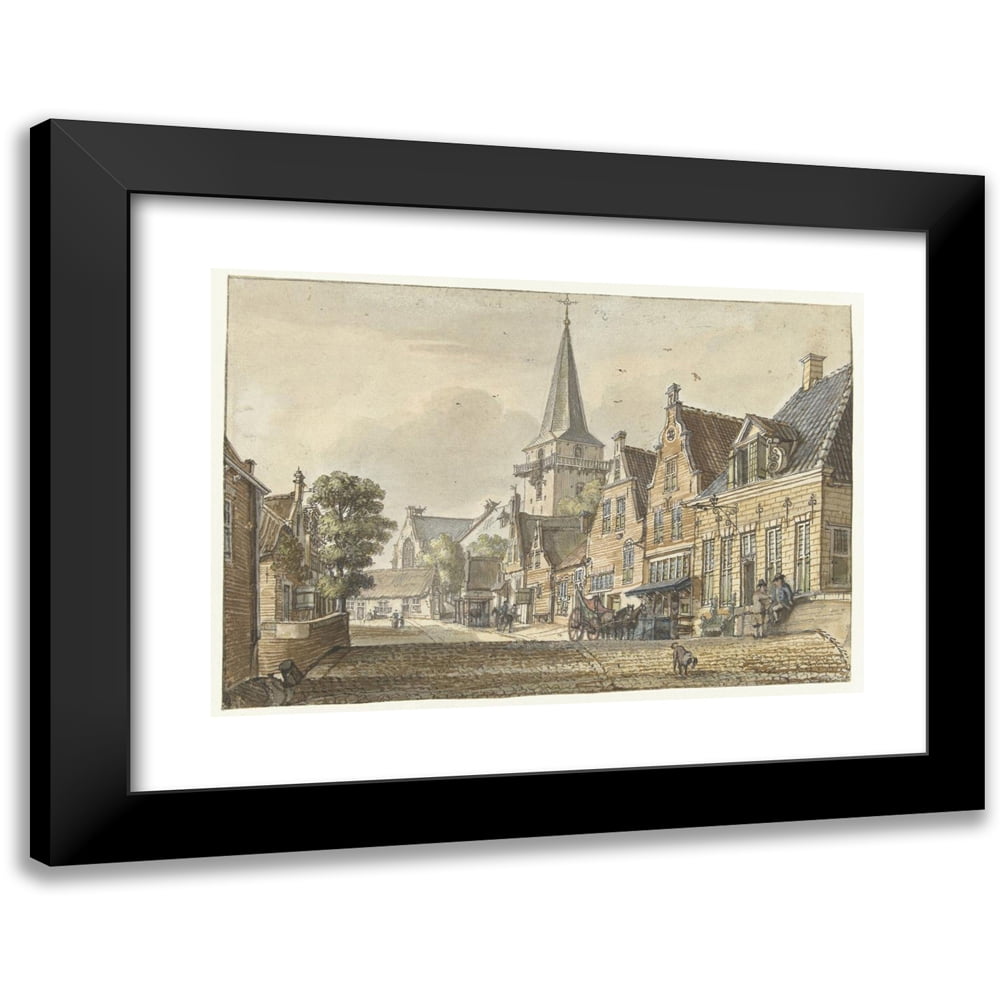 Jan de Beijer 14x11 Black Modern Framed Museum Art Print Titled - Face ...
