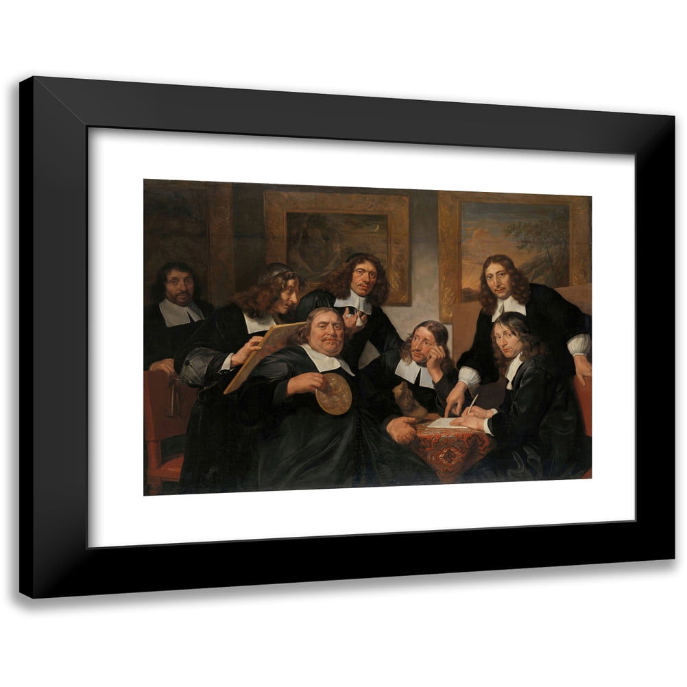Jan de Bray 18x14 Black Modern Framed Museum Art Print Titled - The ...
