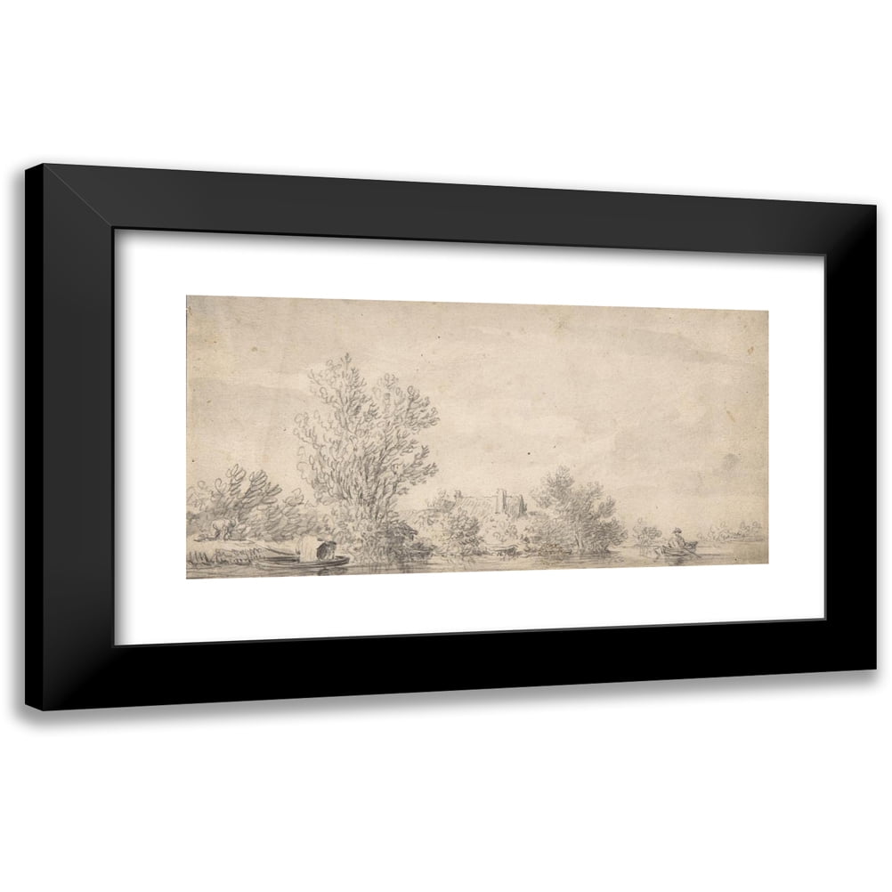 Jan van Goyen 18x11 Black Modern Framed Museum Art Print Titled ...