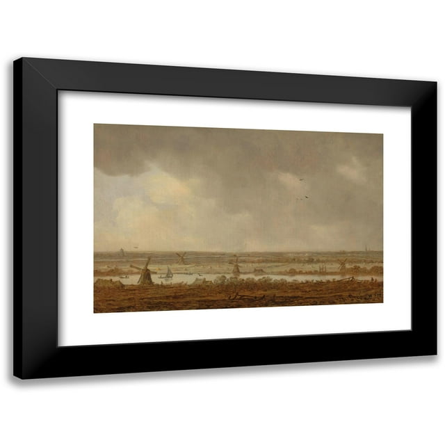 Jan van Goyen 18x13 Black Modern Framed Museum Art Print Titled ...