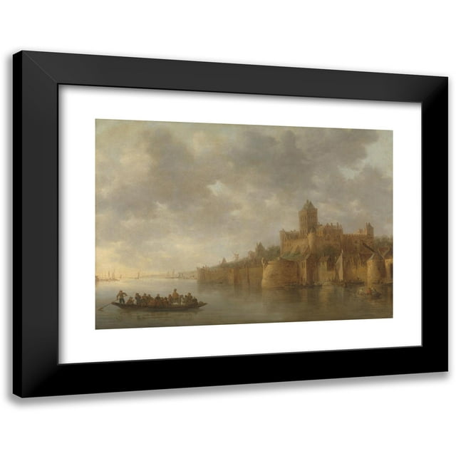 Jan van Goyen 18x14 Black Modern Framed Museum Art Print Titled - The ...