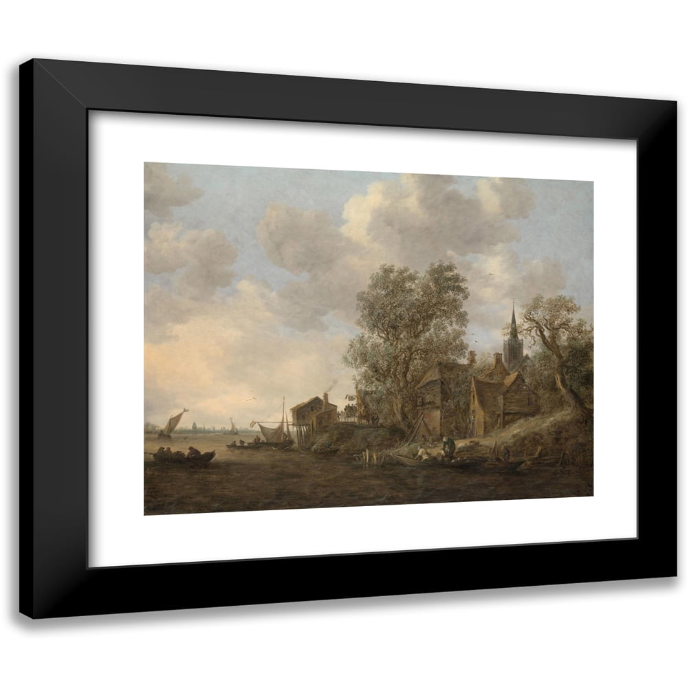 Jan van Goyen 18x15 Black Modern Framed Museum Art Print Titled - View ...