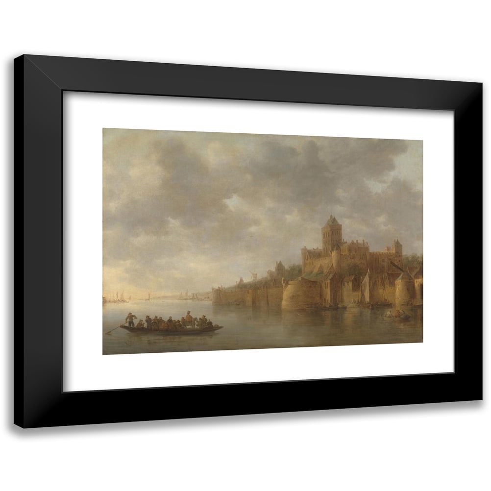 Jan van Goyen 24x18 Black Modern Framed Museum Art Print Titled - The ...