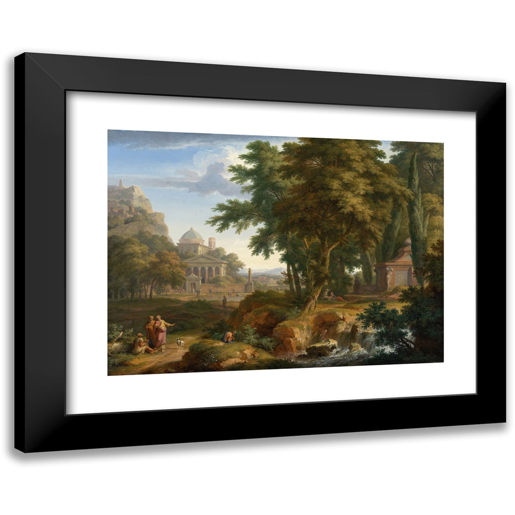 Jan van Huysum 24x19 Black Modern Framed Museum Art Print Titled ...