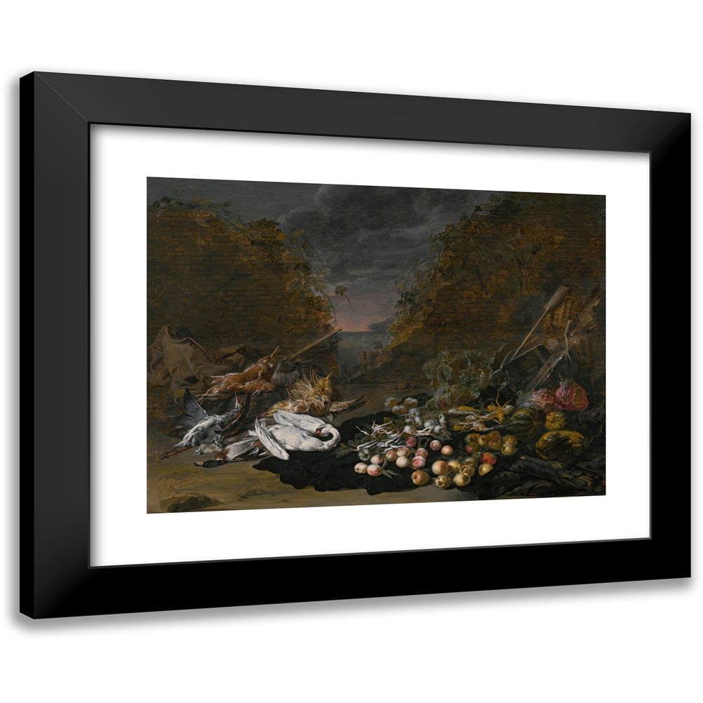 Jan van Kessel the Younger 24x19 Black Modern Framed Museum Art Print ...