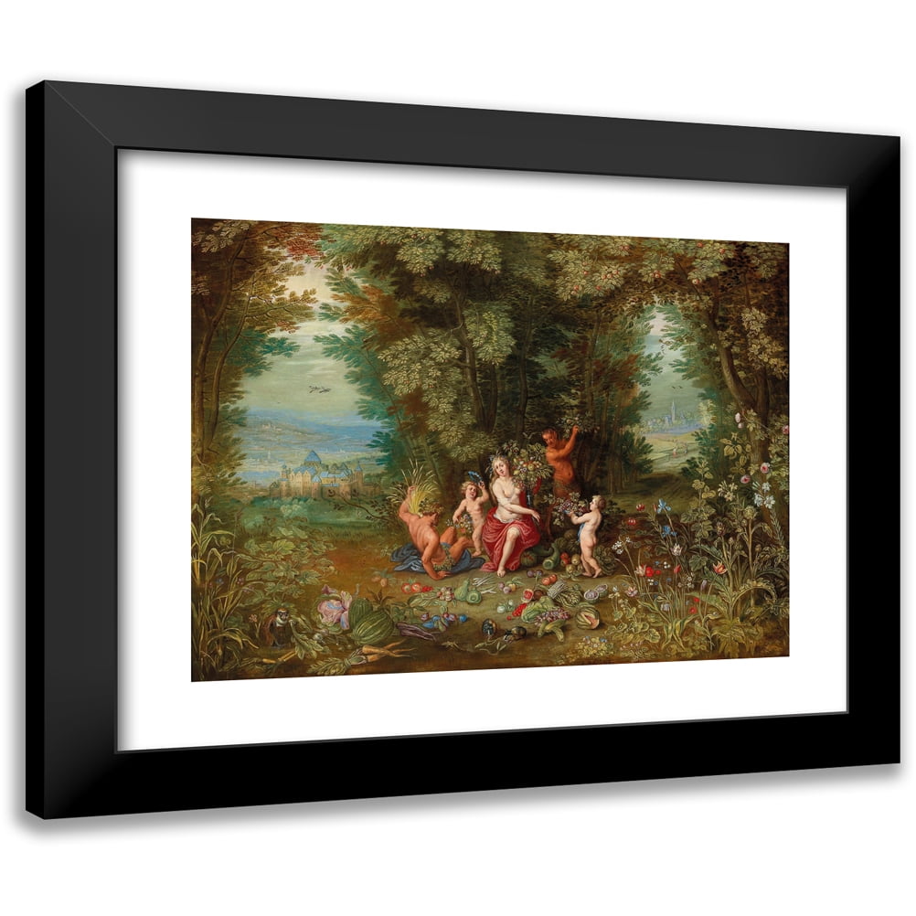 Jan van Kessel the Younger 24x20 Black Modern Framed Museum Art Print ...