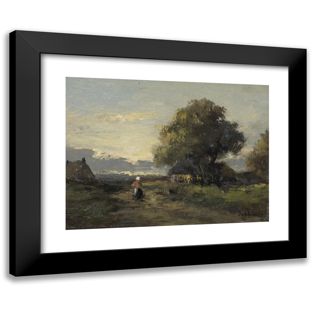 Jan van der Linde 24x19 Black Modern Framed Museum Art Print Titled ...