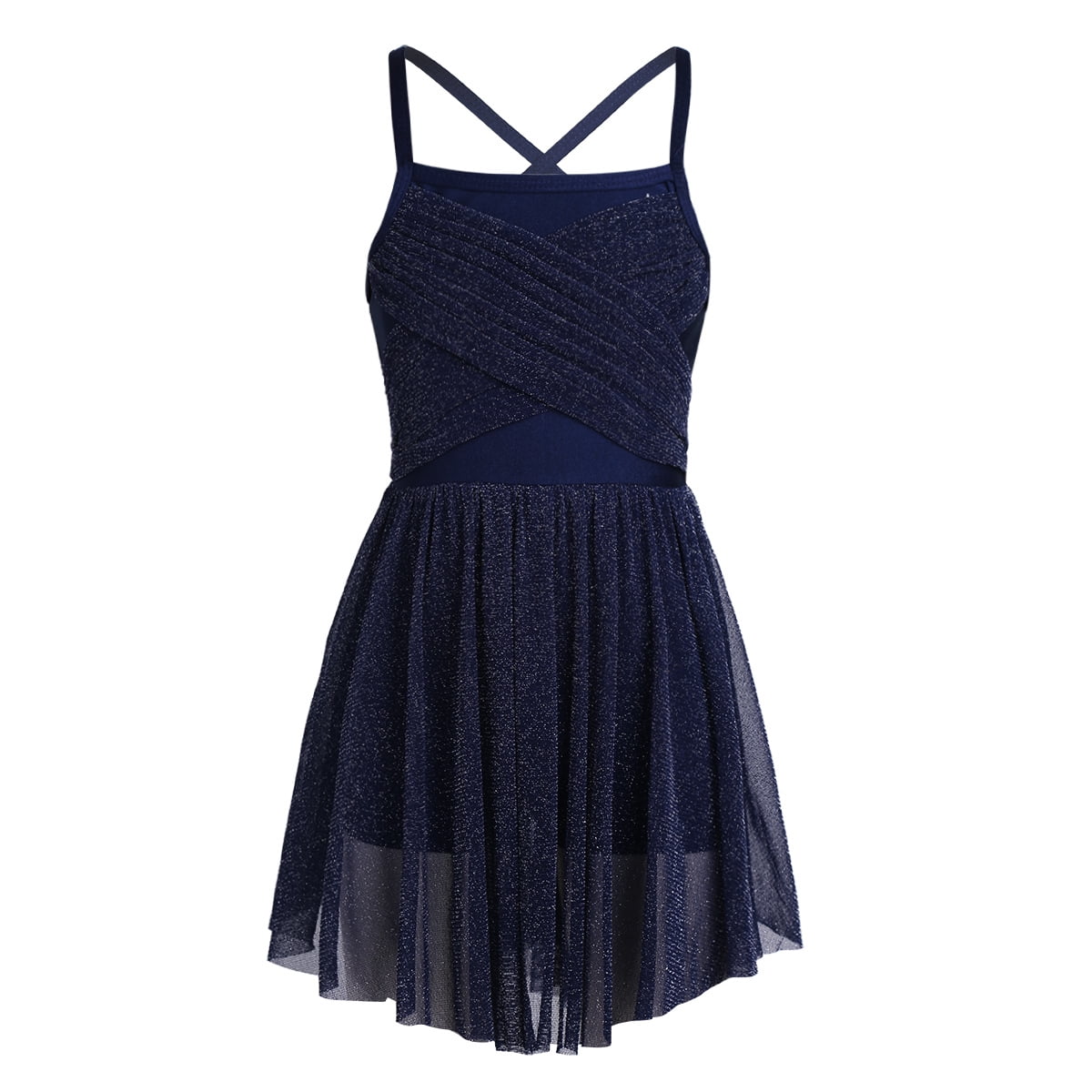 JanJean Girls Lyrical Ballet Dance Dress Gymnastics Leotard Ballerina ...